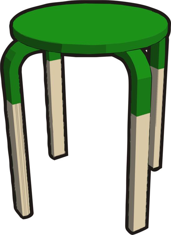 Green Bar Stool Table Seat - Hocker Clipart Kostenlos - Png Download ...