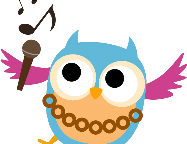 Download Singing Clipart Voice - Owl Singing Clip Art - Png Download ...