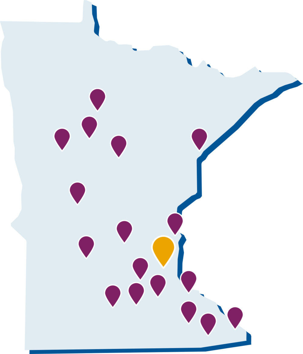 Map-localleagues - Minnesota Ffa Region Map Clipart - Full Size Clipart ...