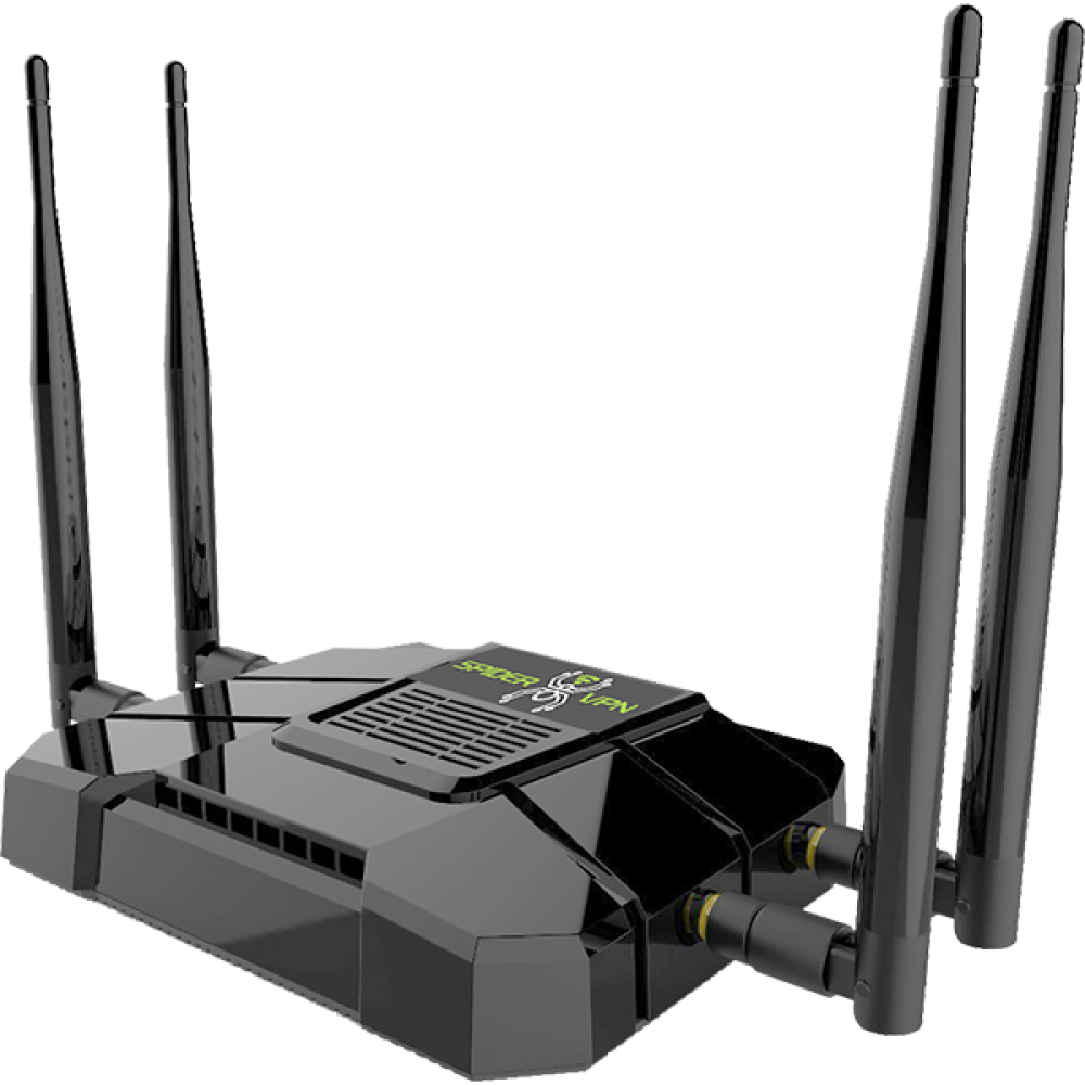 1000 X 1000 Spidervpn - Spider Vpn Pro Router Clipart - Full Size ...