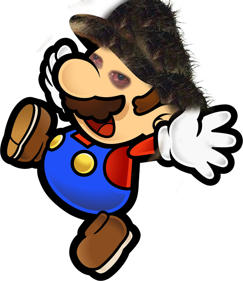 Slave Clipart Deliberate - Falling Paper Mario Png Transparent Png ...