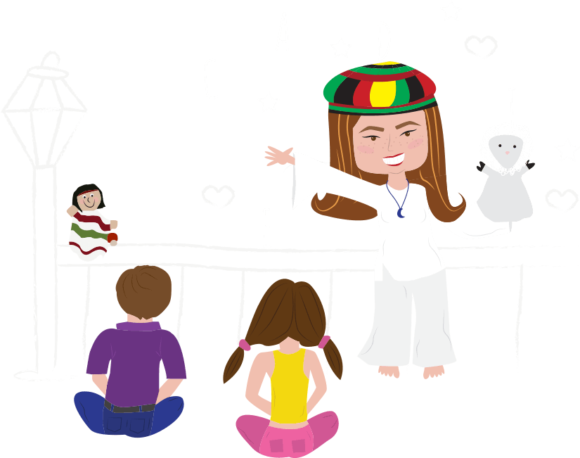 Contando Cuentos - Cartoon Clipart - Full Size Clipart (#4110226 ...