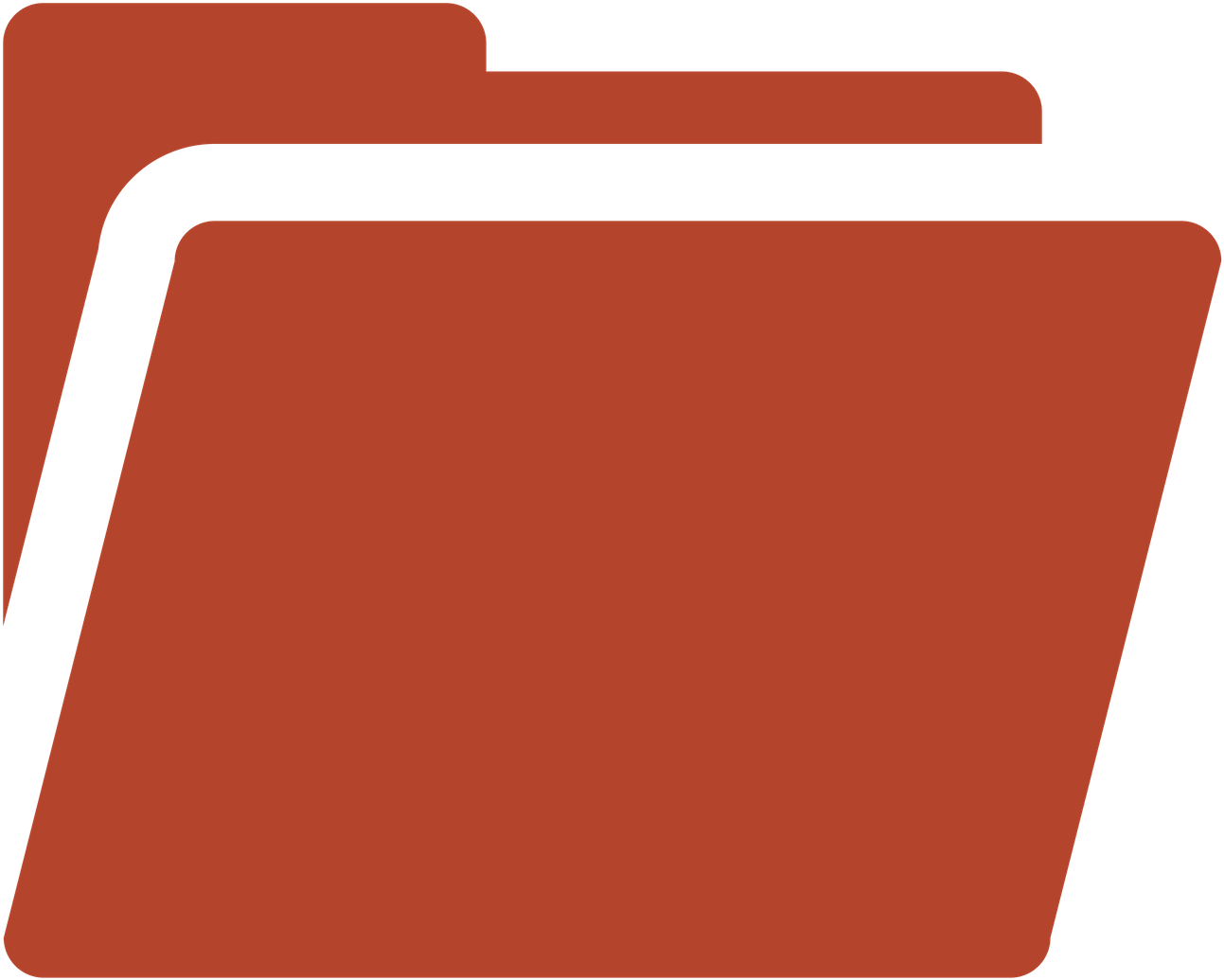 Blank Folder Rust - Folder Icon Orange Png Clipart - Full Size Clipart ...