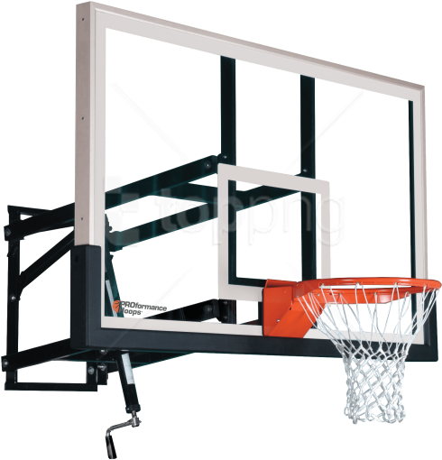 Basketball Goal Png - Basketball Hoop With Backboard Transparent ...