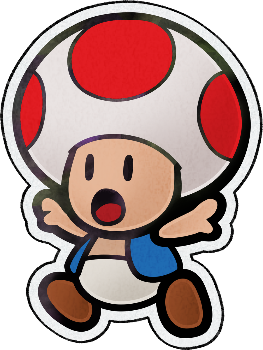 Conor3d On Twitter - Paper Toad Png Clipart - Full Size Clipart ...
