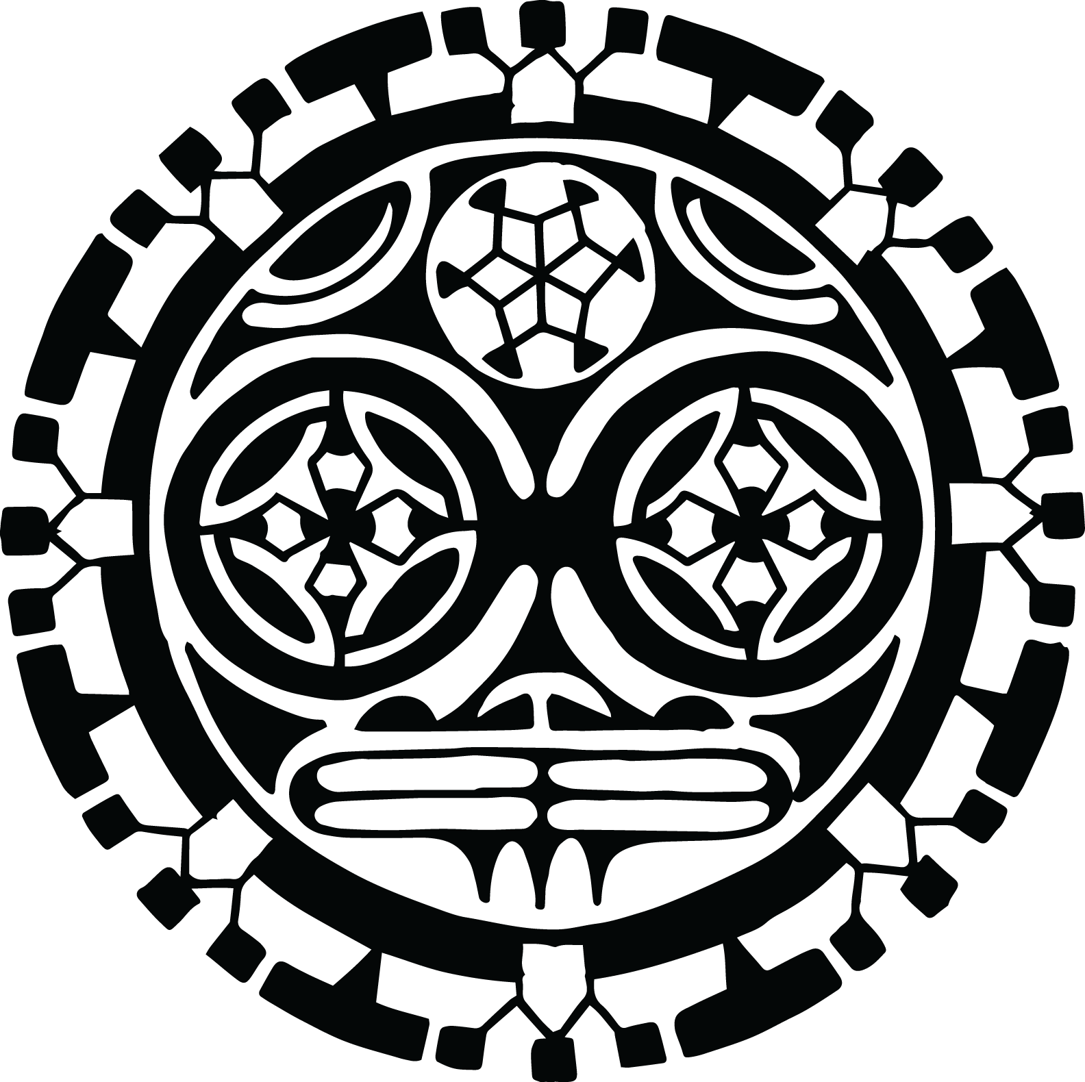 Pacific Tattoo Logo - Abstract Motif Clipart - Full Size Clipart ...