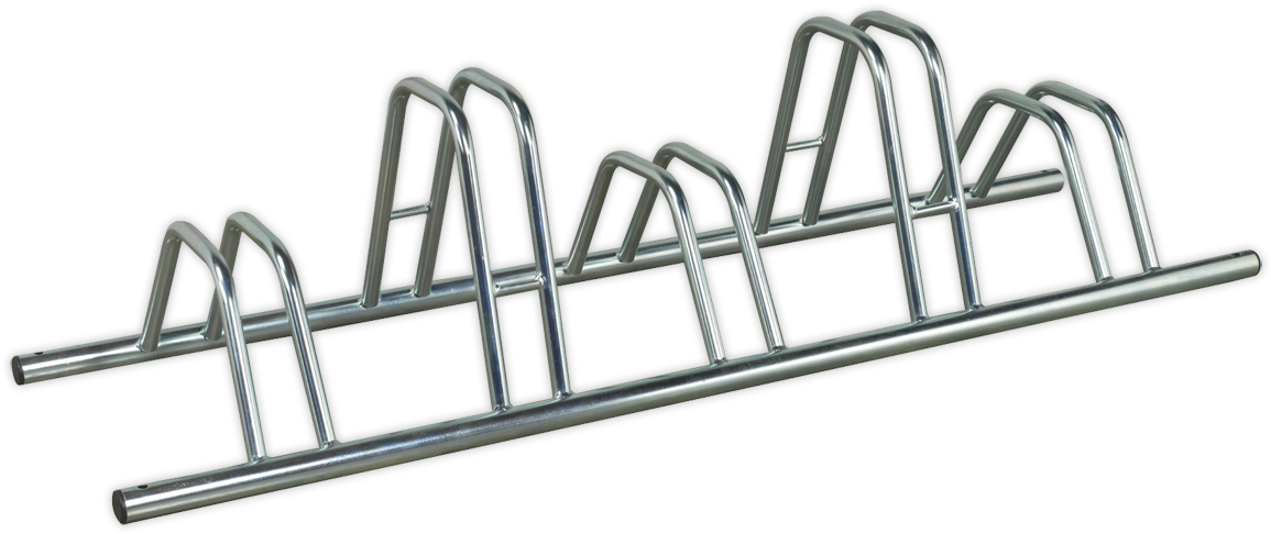 Bicycle Rack 5 Bicycle Dual Height Clipart - Full Size Clipart ...