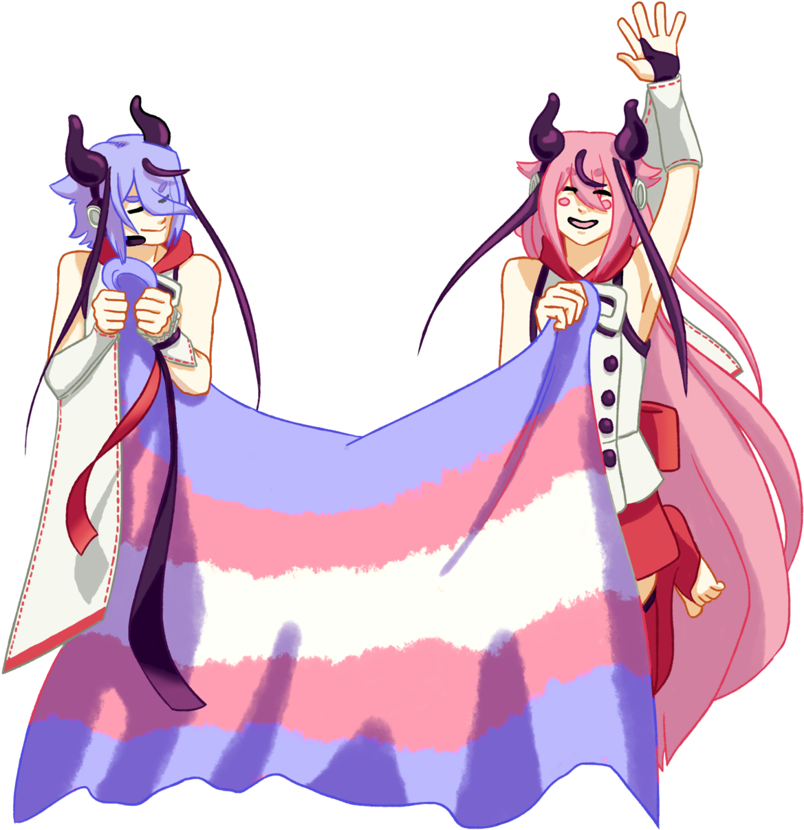 “vocaloid Said Trans Rights ” - Cartoon Clipart - Full Size Clipart ...