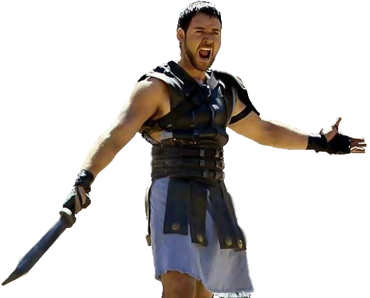 Maximus Film Transprent Png - Russell Crowe Gladiator Clipart - Full ...