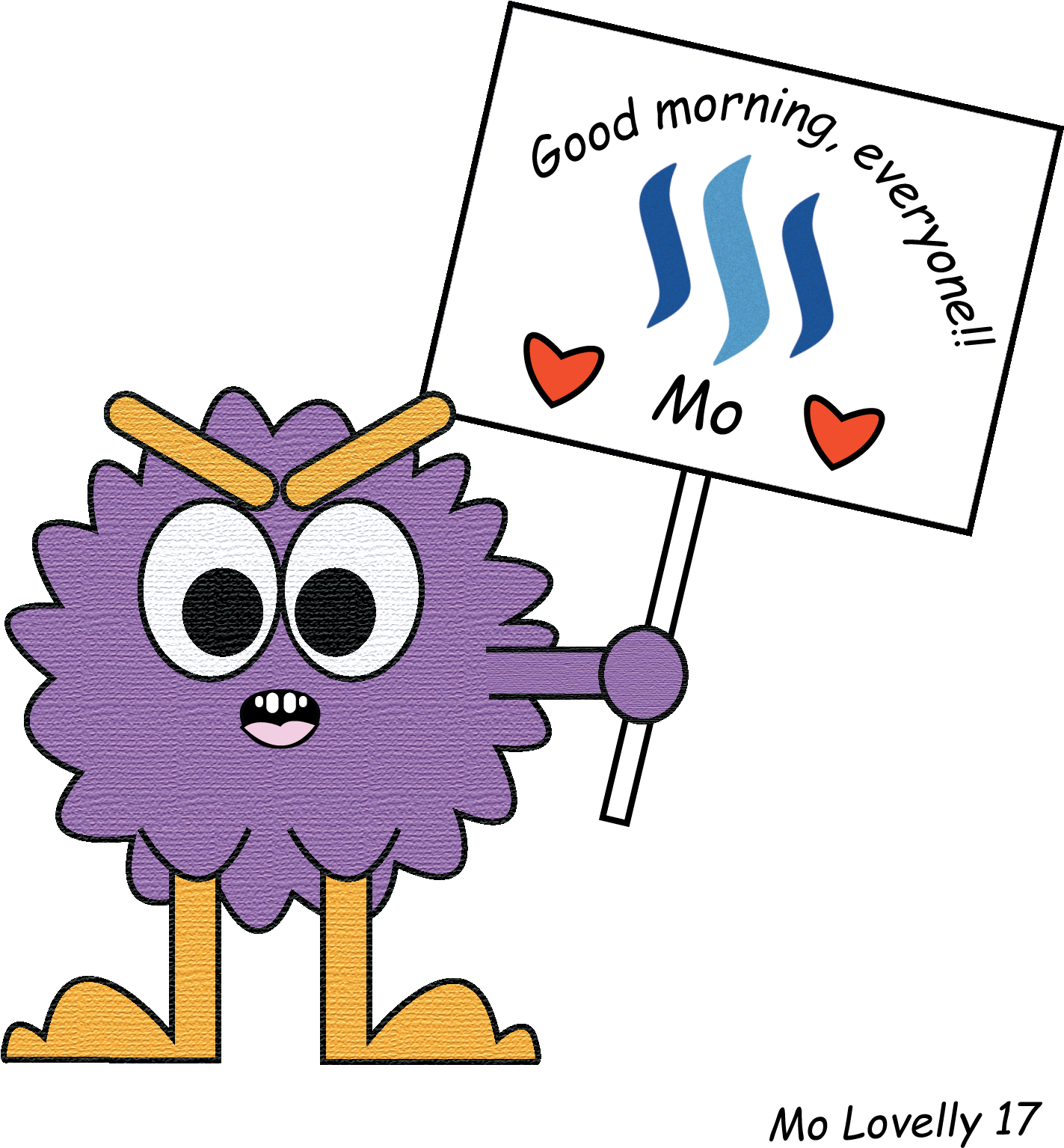 Steemit Signage Good Morning - Cartoon Clipart - Full Size Clipart ...