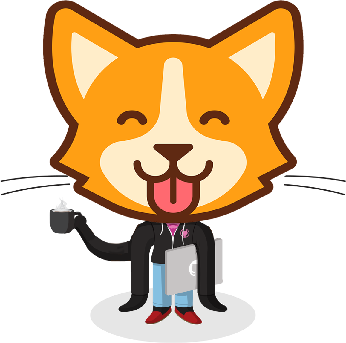 Github - Dog Cartoon With Tongue Out Clipart - Full Size Clipart (#4133968) - PinClipart