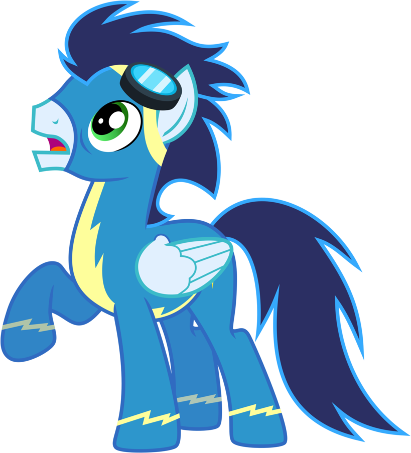 Download Shocked Soarin' By Chainchomp2 - Mlp Soarin Wonderbolt Clipart ...