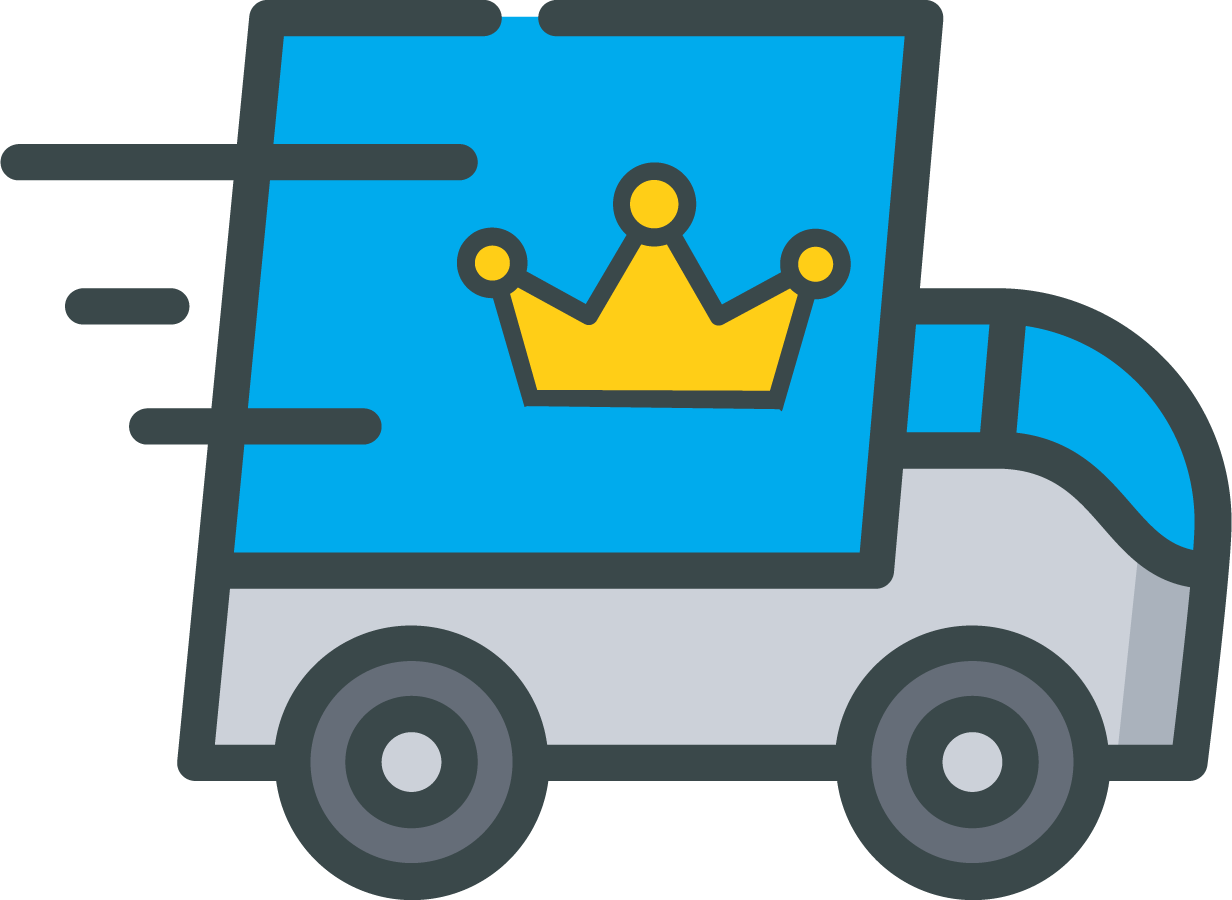 Cello King Fast Delivery - Buses Cartoon Png Clipart - Full Size ...