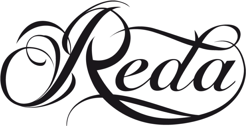 Blessed Garden Reda Logo Noir - Calligraphy Clipart - Full Size Clipart ...