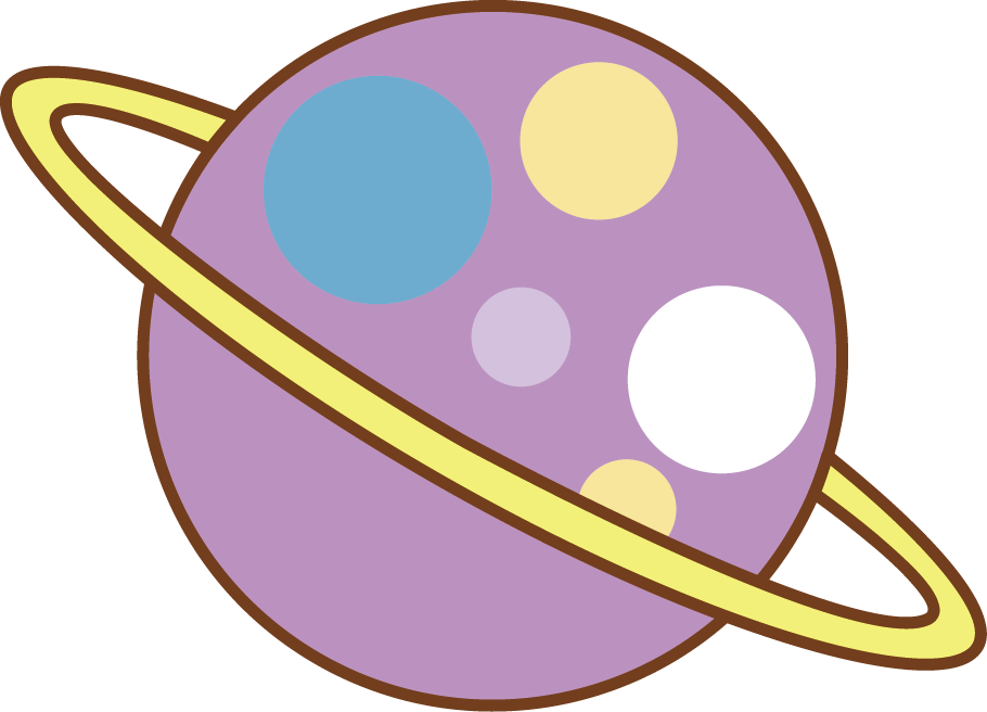 Cartoon Clip Art - Purple Cartoon Planet - Png Download - Full Size ...