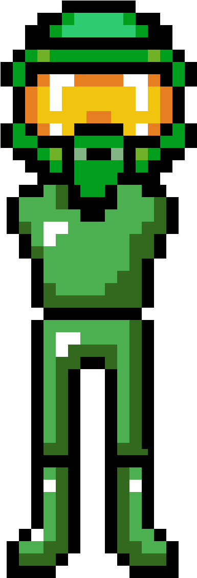 Master Chief - Pixel Art Master Chief Clipart - Full Size Clipart ...