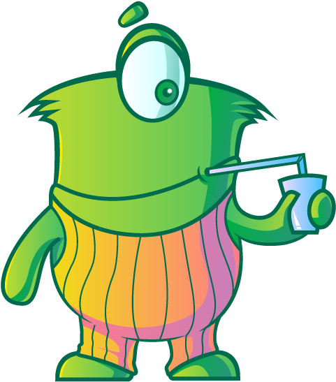 Sipping - Cartoon Clipart - Full Size Clipart (#4173758) - PinClipart