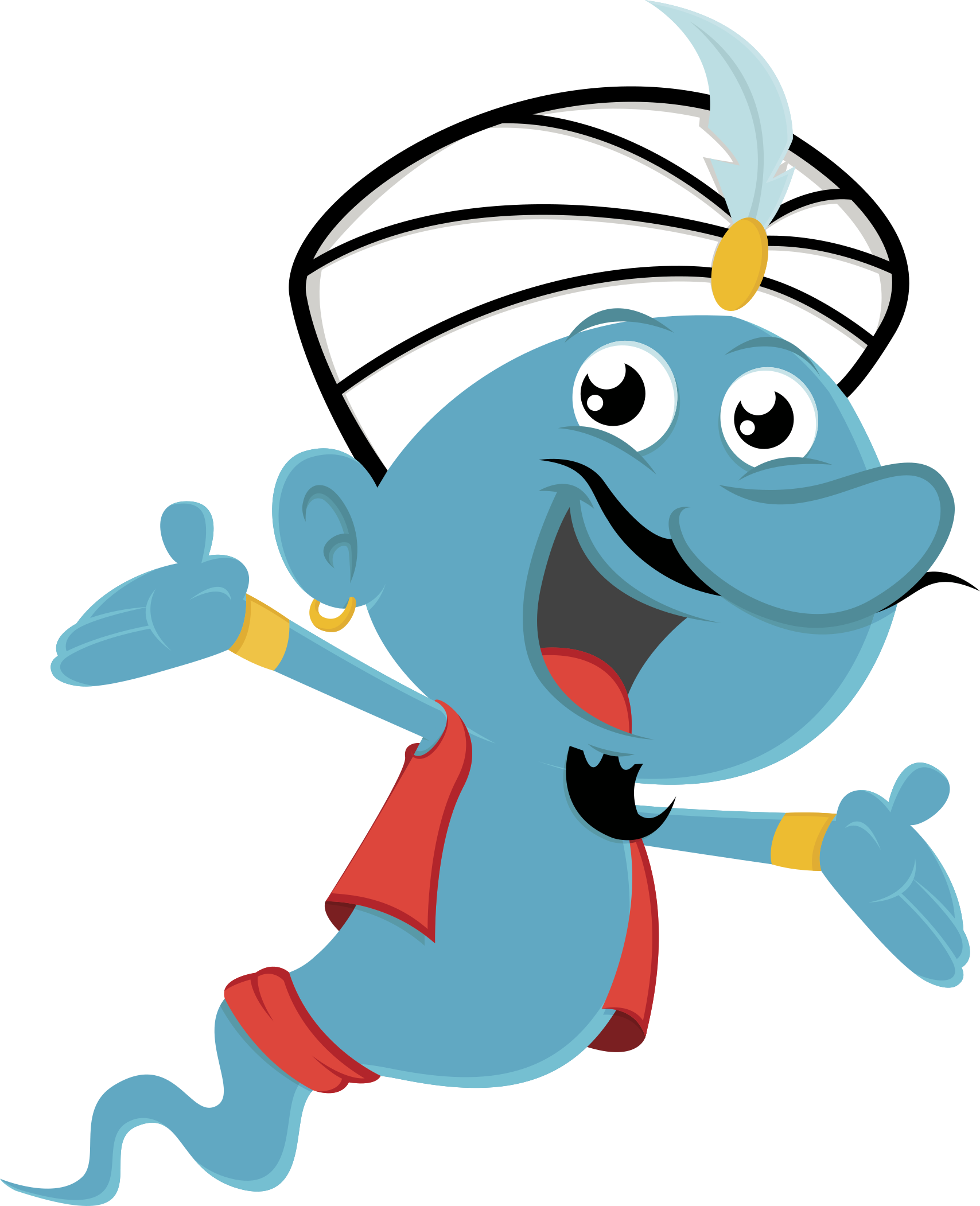 Genie - Cartoon Clipart - Full Size Clipart (#4181327) - PinClipart