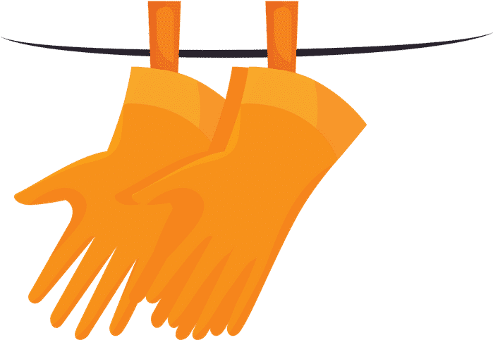 Rubber Gloves - Illustration Clipart - Full Size Clipart (#4186767 ...