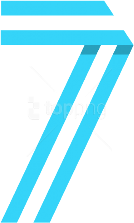 Free Png Download Seven Blue Transparent Clipart Png - Full Size ...