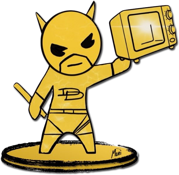 Delightful Golden Microwave Dd Designed By Meri - Cartoon Clipart ...