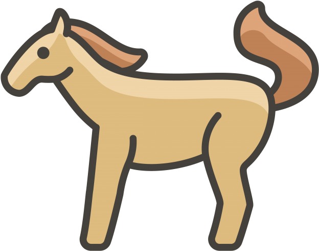 Horse Emoji Icon Clipart - Full Size Clipart (#4193232) - PinClipart