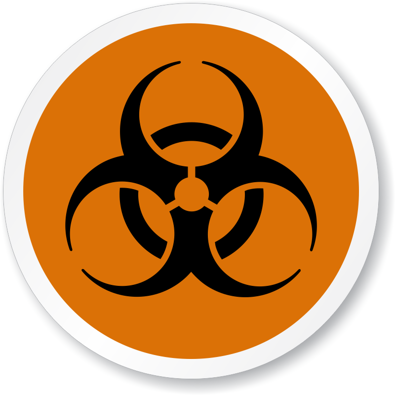 Download Biohazard Clipart Chemical - Biohazard Label - Png Download ...