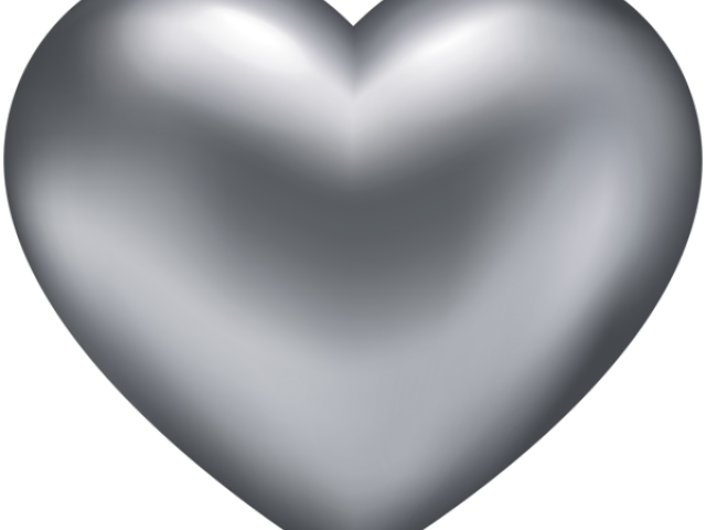 Heart Pictures Clipart Silver - Heart - Png Download - Full Size ...