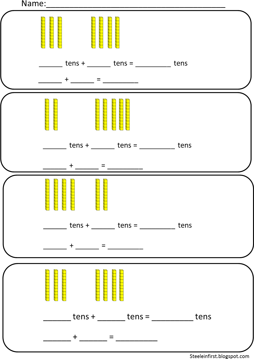 Base Ten Blocks Worksheets Th Grade Math Base 10 Blocks Addition 