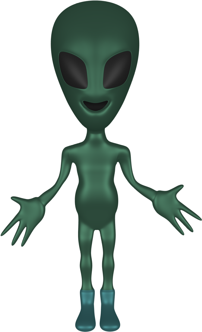 101 - Alien .png Clipart - Full Size Clipart (#4205175) - PinClipart