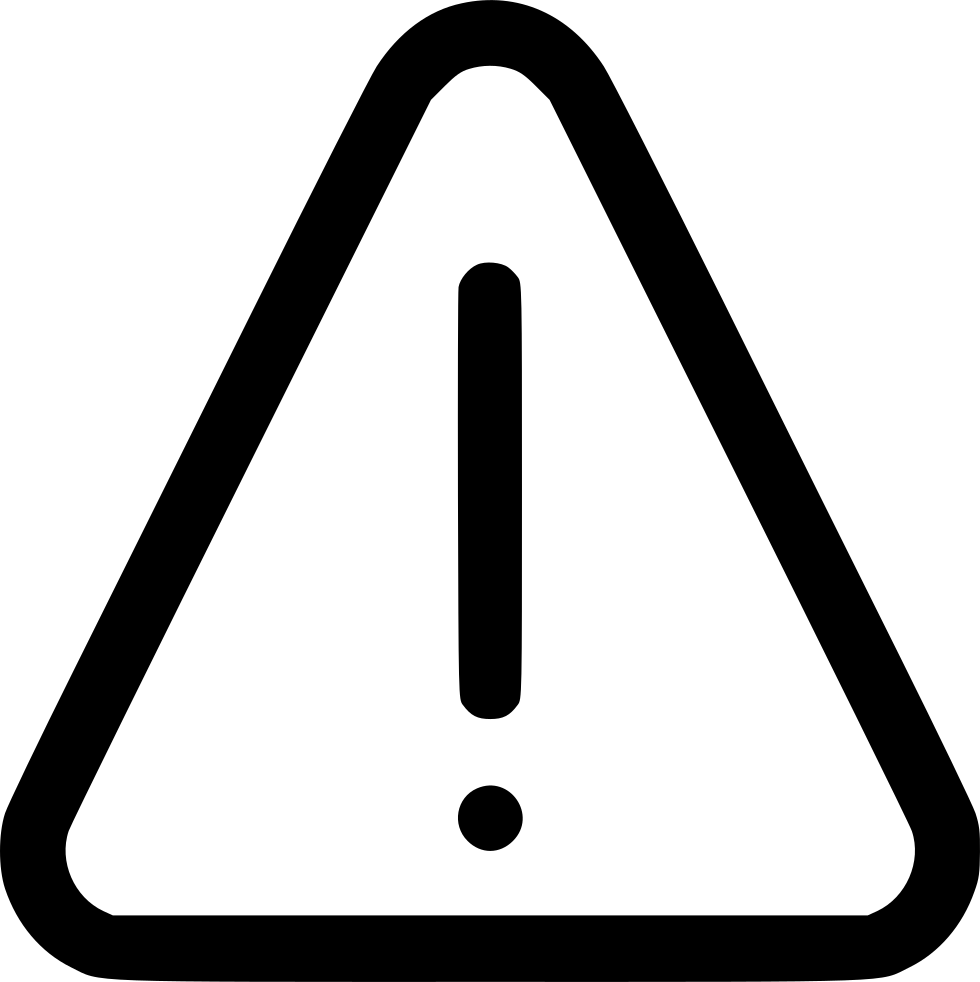 Png File - Hazard Sign Black And White Clipart - Full Size Clipart ...