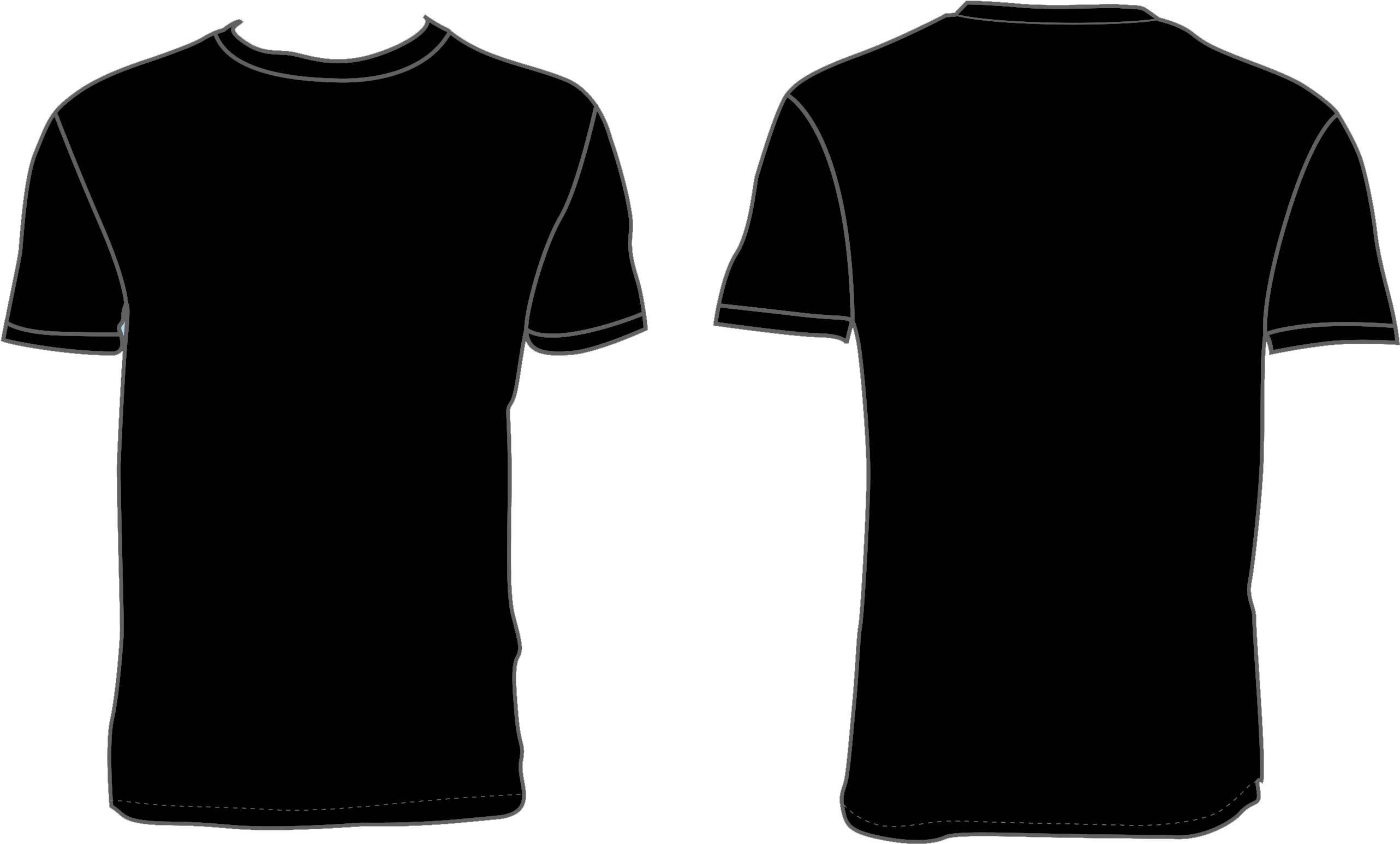 T Shirt Template Black Printable Word Searches