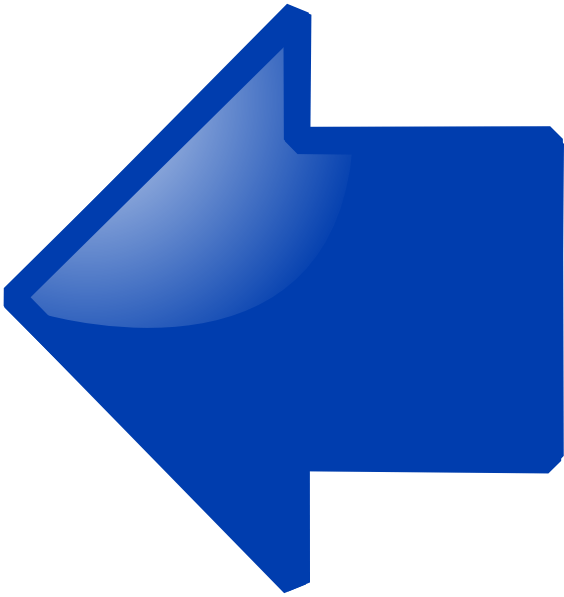 Blue Arrow Left Clip Art At Vector Clip Art - Blue Arrow Left - Png ...