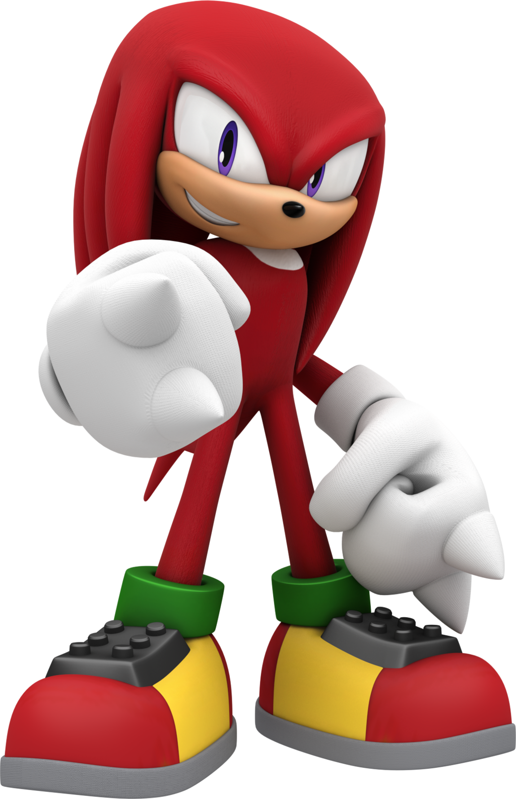 Knuckles The Echidna Transparent - Knuckles The Echidna Modern Clipart ...