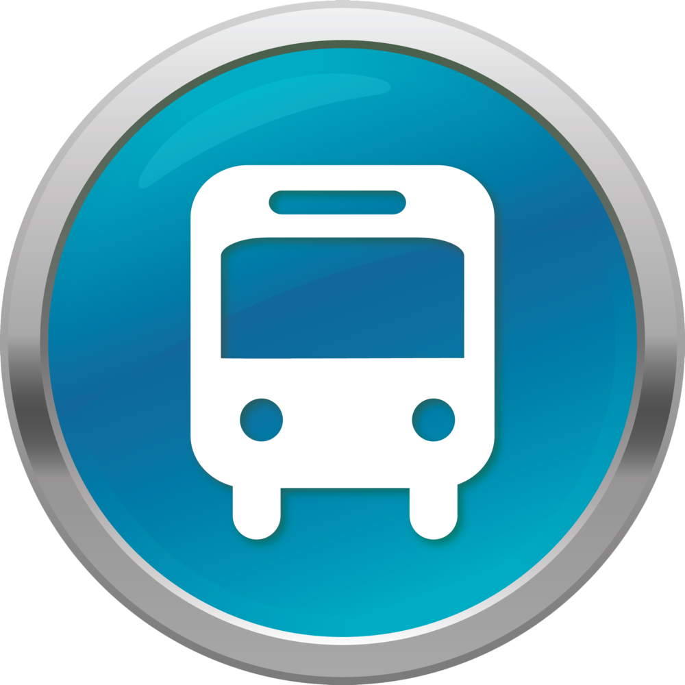 Icon Shuttle - Bus Stop Blue Icon Clipart - Full Size Clipart (#4217948 ...
