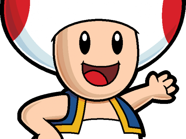 Drawn Mario Scooby Doo - Dibujos Para Colorear De Toad Clipart - Full ...