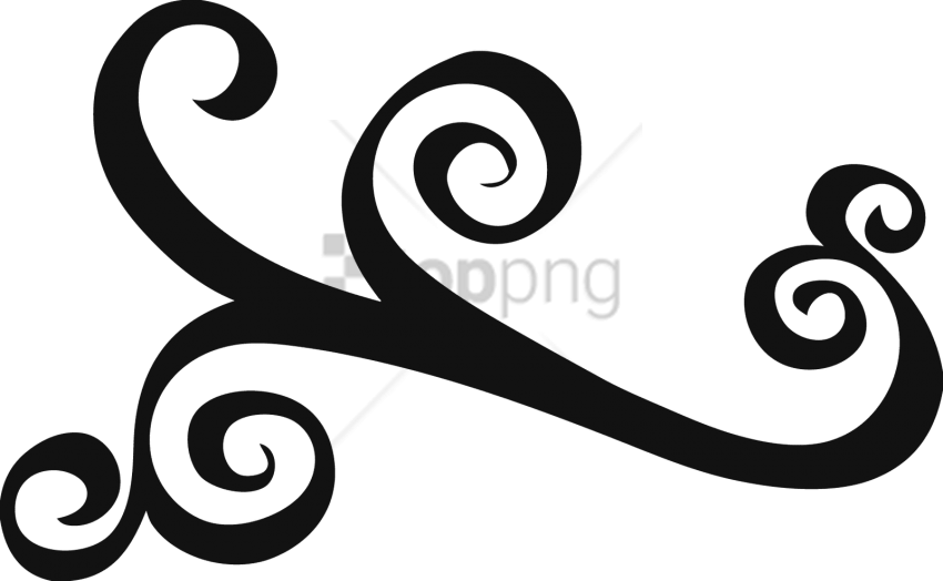 Black Swirl Clip Art