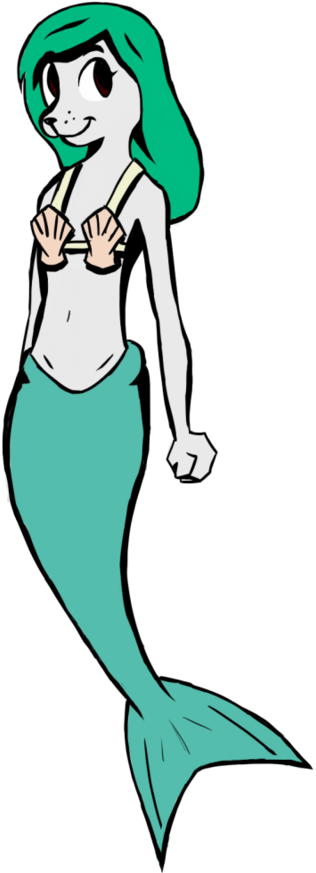 Clothing Green Fictional Character Mermaid Mythical - Cartoon Clipart ...