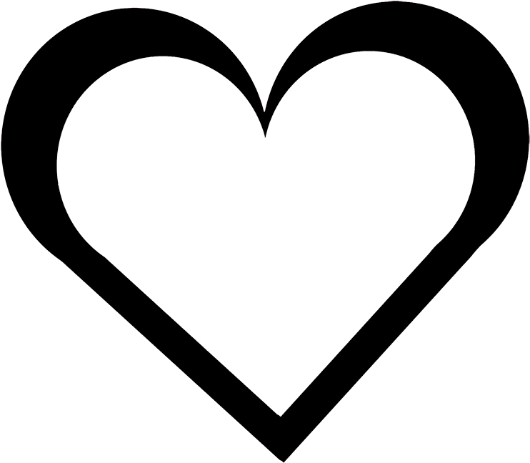 Red Heart Clipart - Basic Heart - Png Download - Full Size Clipart ...