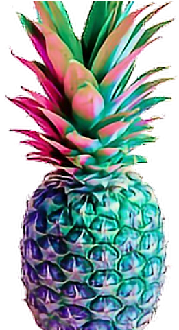 Rainbow Pineapple Clipart - Full Size Clipart (#4240144) - PinClipart