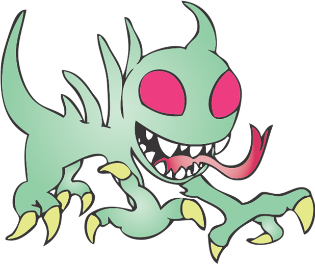 Chupacabra Messages Sticker-7 - Cartoon Clipart - Full Size Clipart ...