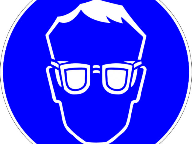 Goggles Clipart Lab Safety Symbol - Safety Goggles Sign Png Transparent ...