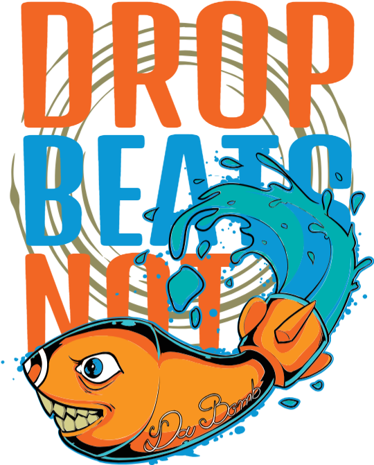 Drop Beats Not Bombs Clipart - Full Size Clipart (#4245657) - PinClipart