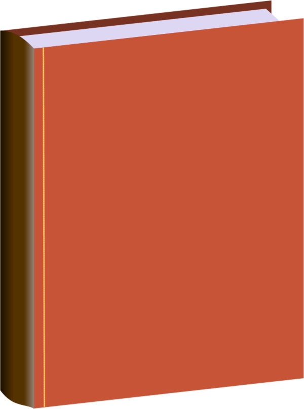 Vertical Book Plain - Seattle Clipart - Full Size Clipart (#430438 ...