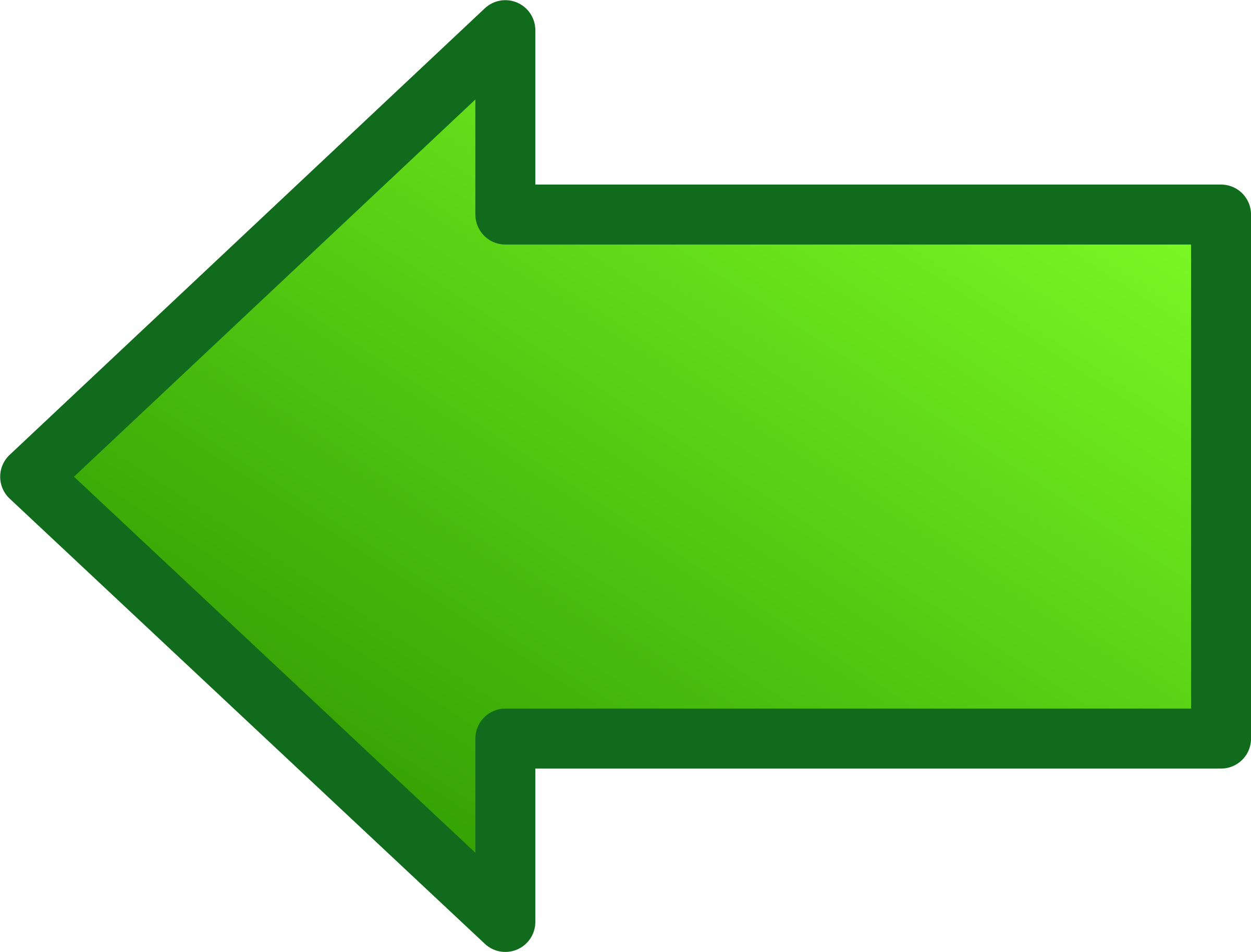 Arrow Pointing Left Free Download Best X Left Green Arrow Clipart 