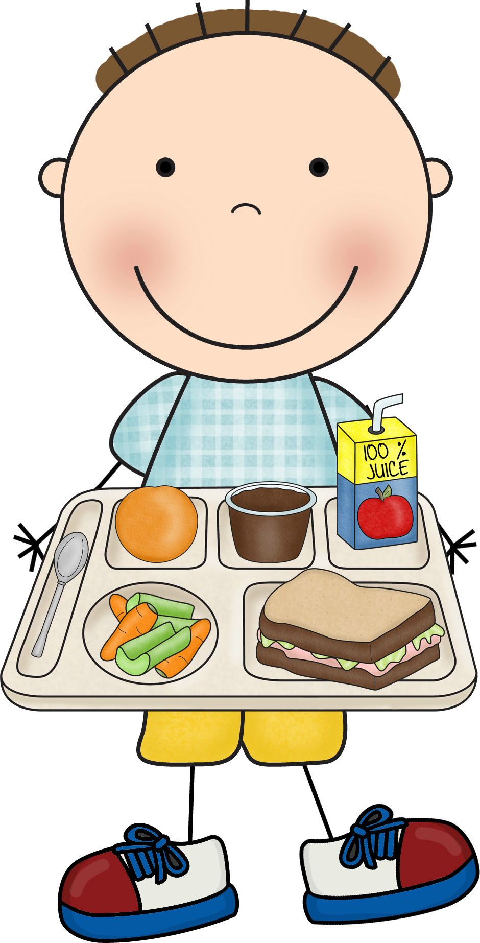 Download For Parents Image Of Lunch Kid - Lunch At School Clipart - Png ...