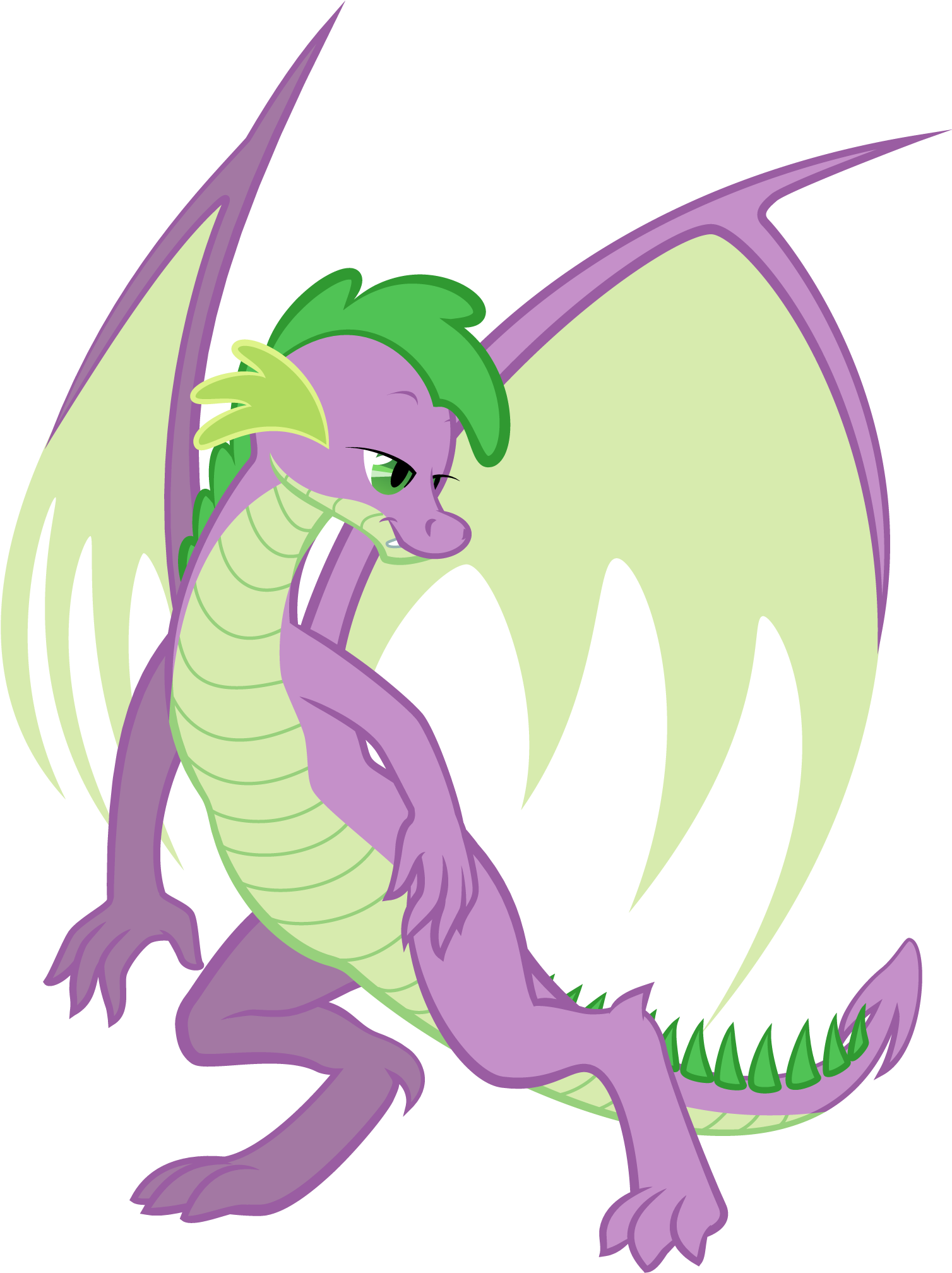 Spike - Mlp Spike With Wings Clipart - Full Size Clipart (#439163 ...