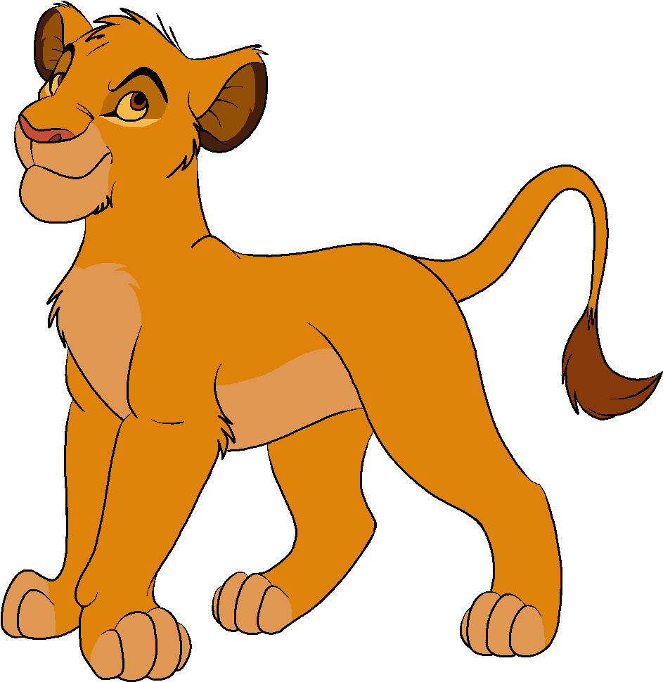 Download Simba Looking For Critique - Cartoon Clipart (#441699 ...
