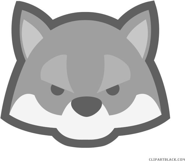 Cartoon Wolf Mask - Clip Art Wolf Face - Png Download - Full Size ...