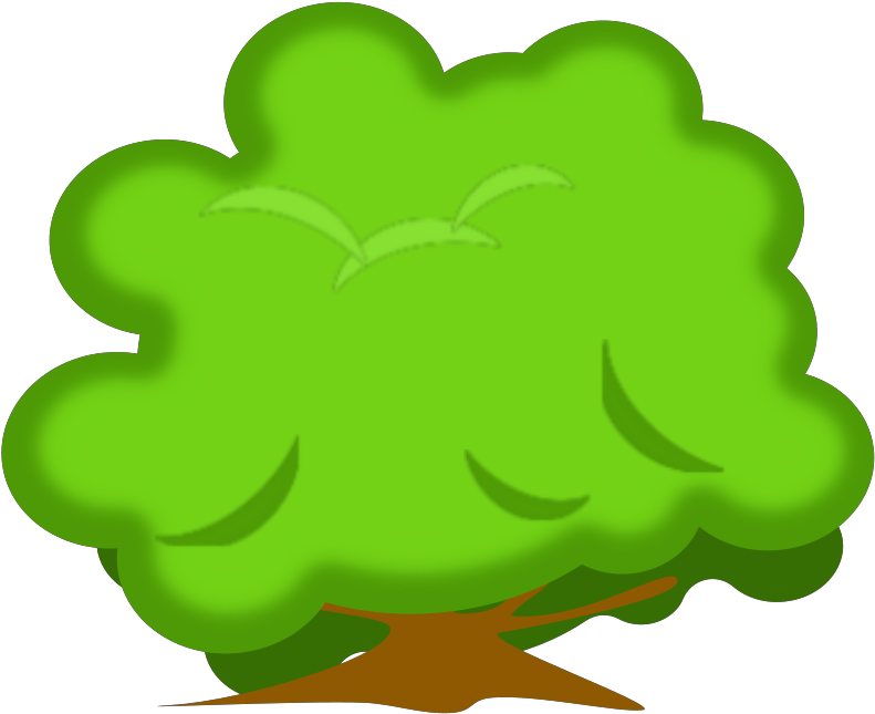 Bush Clipart Outline - Clip Art - Png Download - Full Size Clipart ...